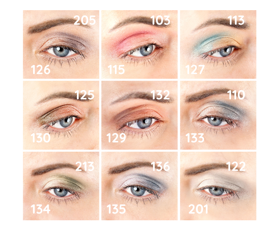 Eyeshadow Shades Visualised - Zao Makeup UK
