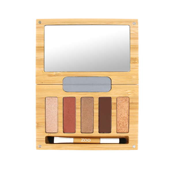 Zao Organic, Vegan & Refillable Spicy Chic Eyeshadow Palette - Zao ...
