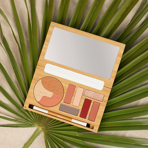 Zao Makeup Organic & Vegan Desert Rose Bamboo Makeup Palette - Zao ...