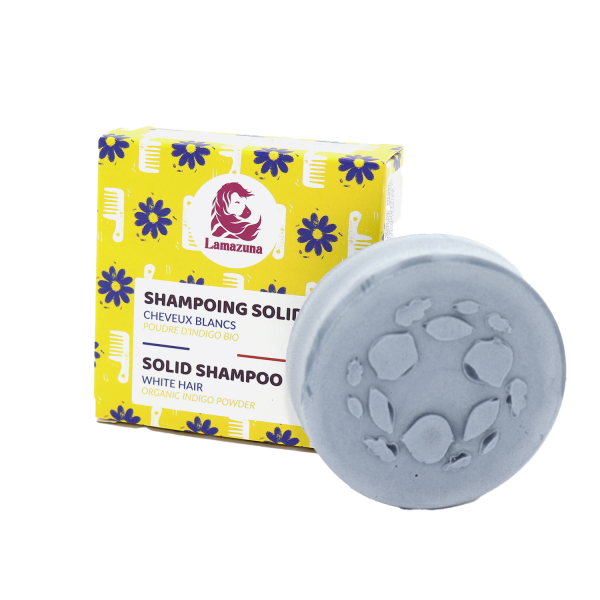 Lamzuna Solid Shampoo for White/Bleached Hair - Zao Makeup UK